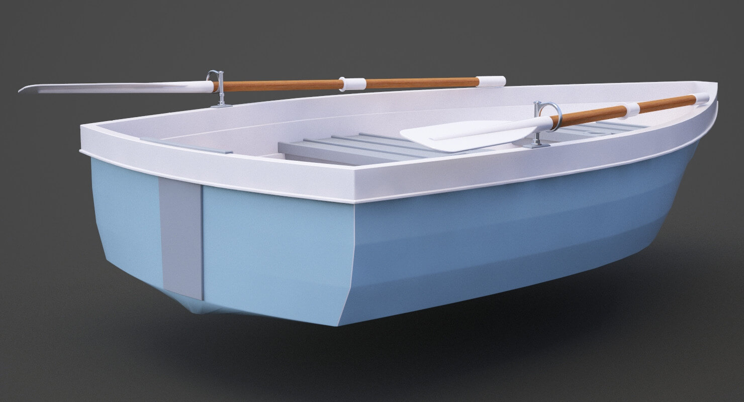 Photorealistic Boat 02 - 3D Model by sky3dstudios69