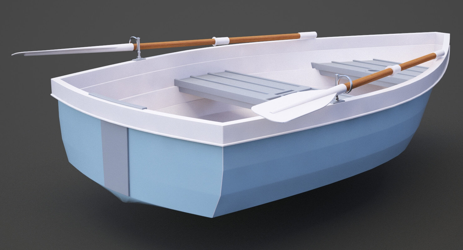 Photorealistic Boat 02 - 3D Model by sky3dstudios69