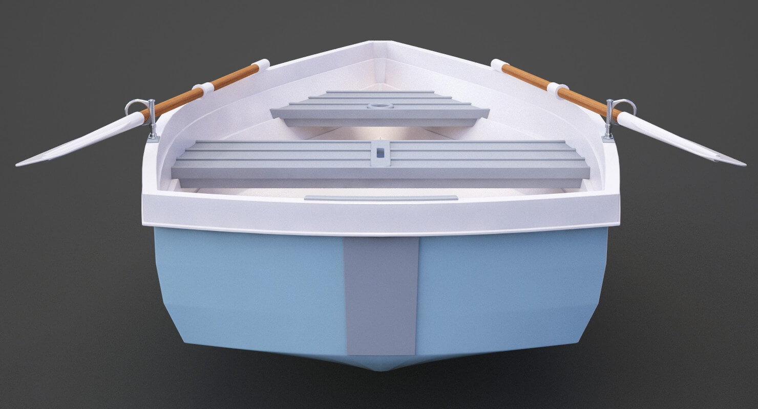 Photorealistic Boat 02 - 3D Model by sky3dstudios69