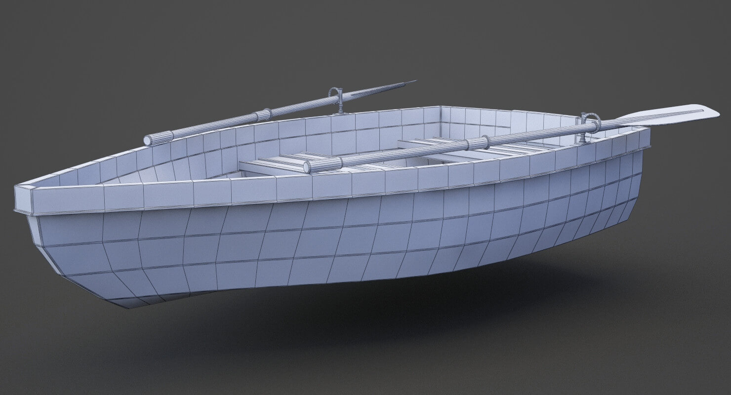 Photorealistic Boat 02 - 3D Model by sky3dstudios69