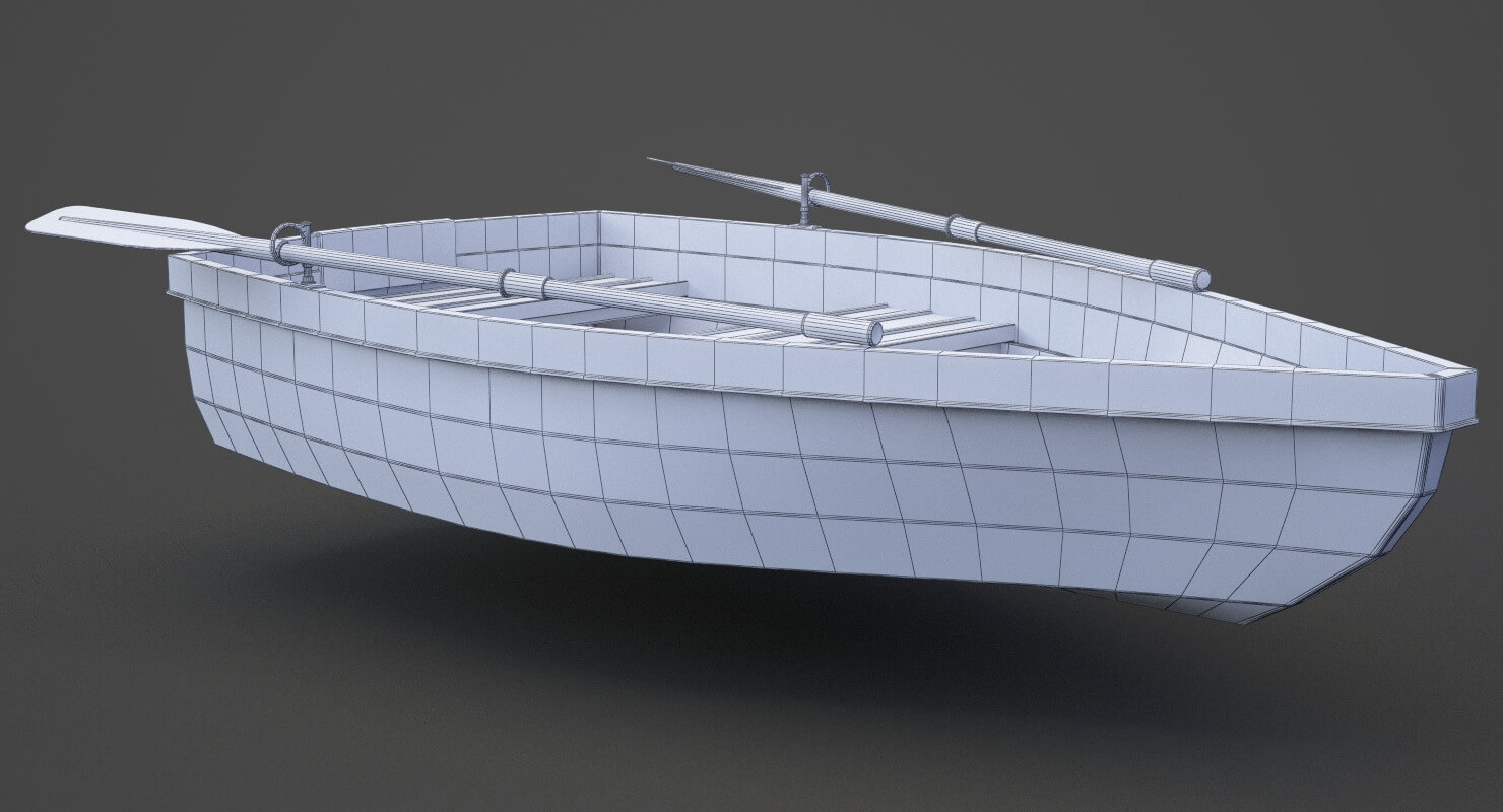 Photorealistic Boat 02 - 3D Model by sky3dstudios69