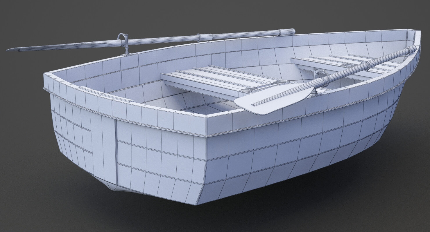 Photorealistic Boat 02 - 3D Model by sky3dstudios69