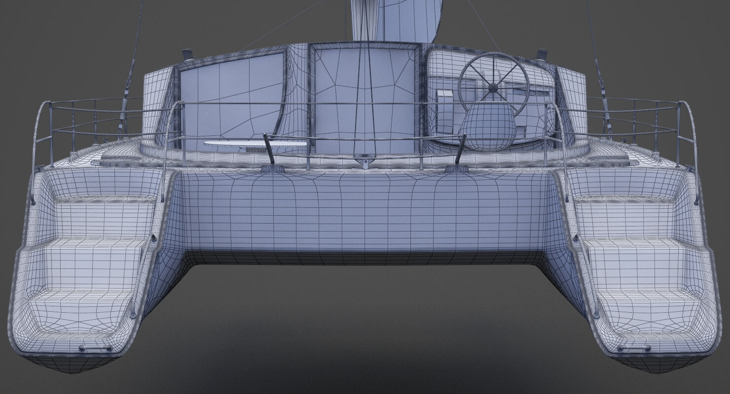 Photorealistic Yacht 06 - 3D Model by sky3dstudios69