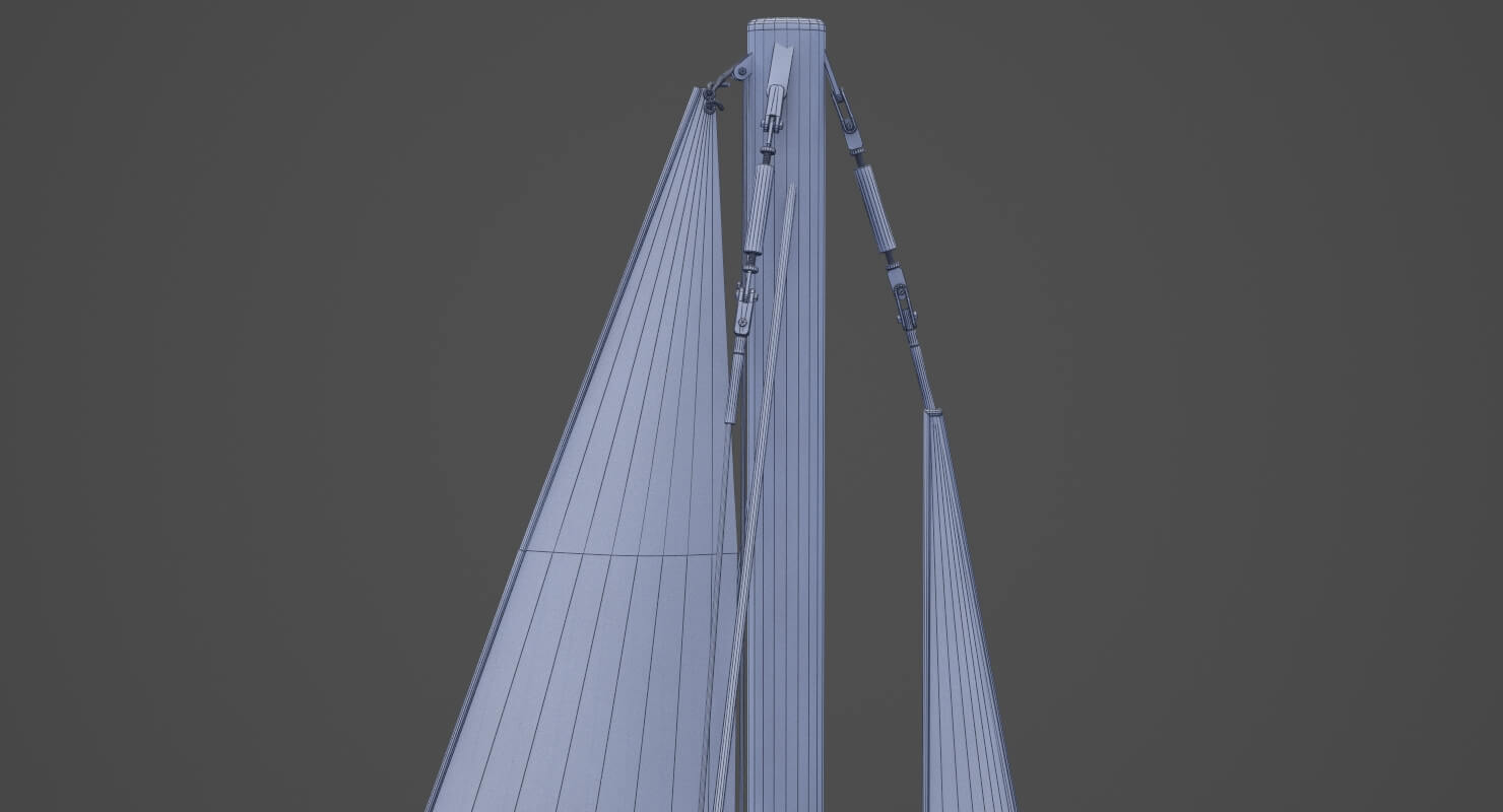 Photorealistic Yacht 06 - 3D Model by sky3dstudios69