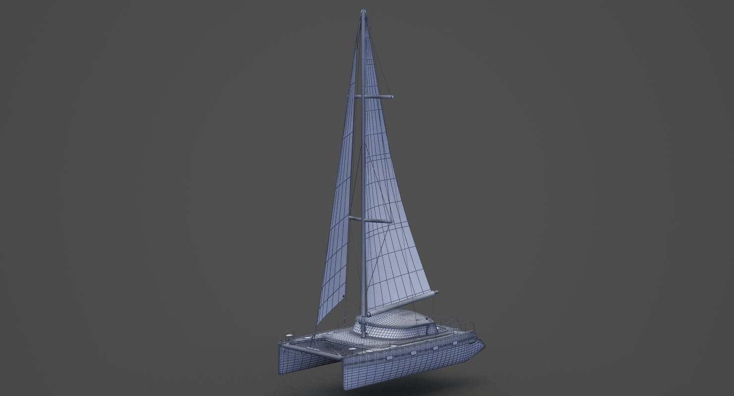 Photorealistic Yacht 06 - 3D Model by sky3dstudios69