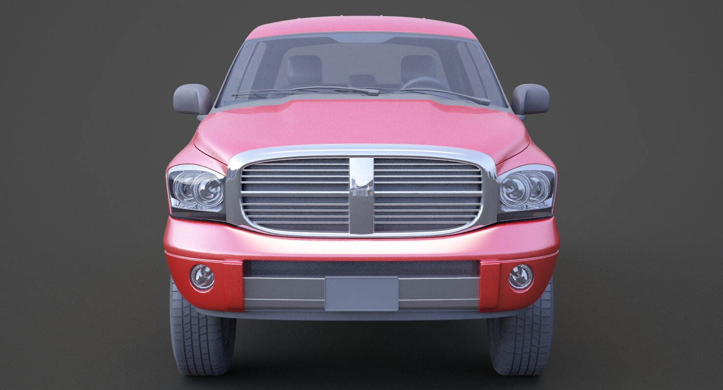 Ram 2500 Pickup Truck - 3D Model by sky3dstudios69