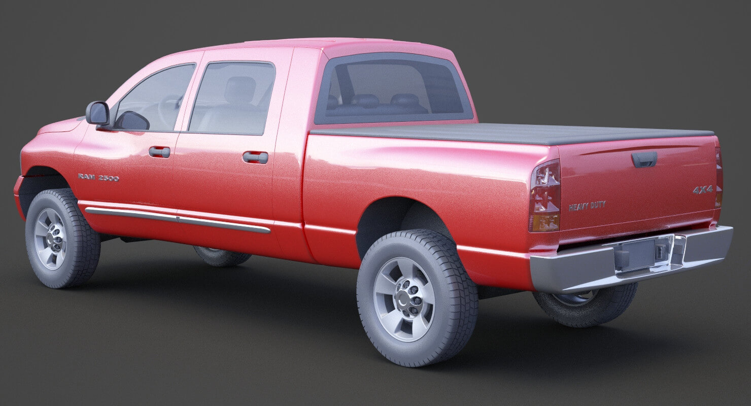 Ram 2500 Pickup Truck - 3D Model by sky3dstudios69