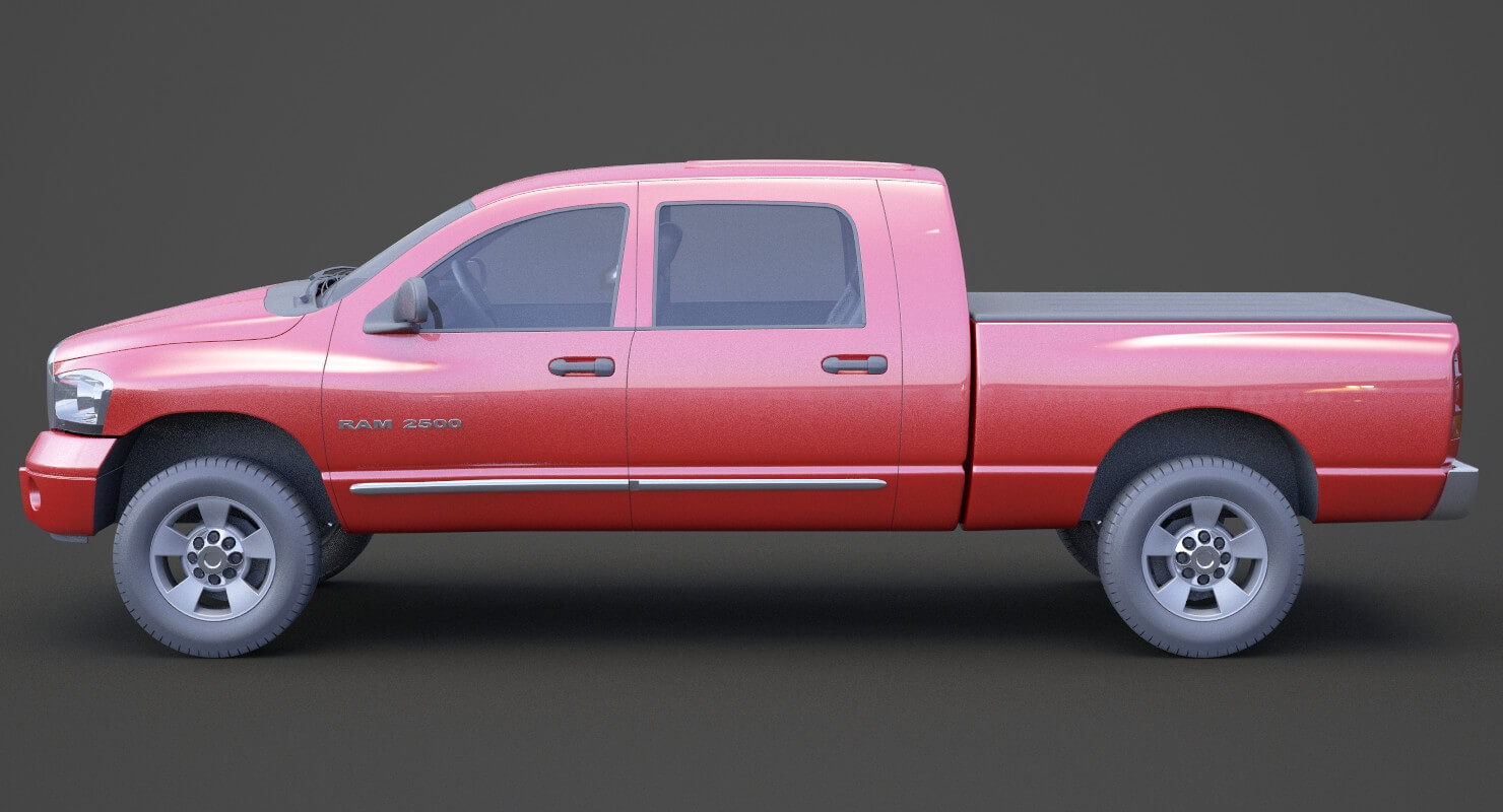 Ram 2500 Pickup Truck - 3D Model by sky3dstudios69