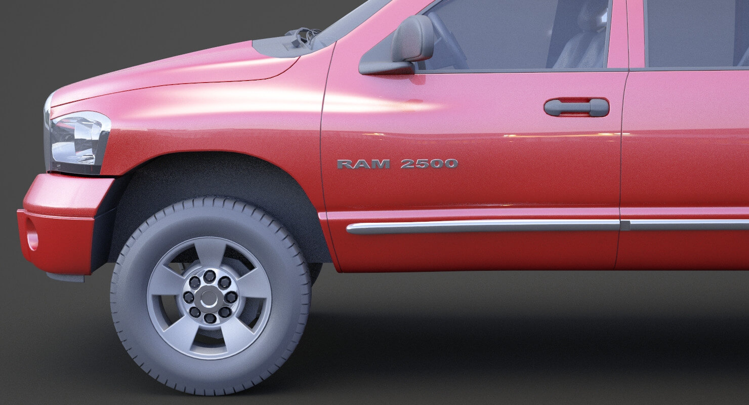 Ram 2500 Pickup Truck - 3D Model by sky3dstudios69