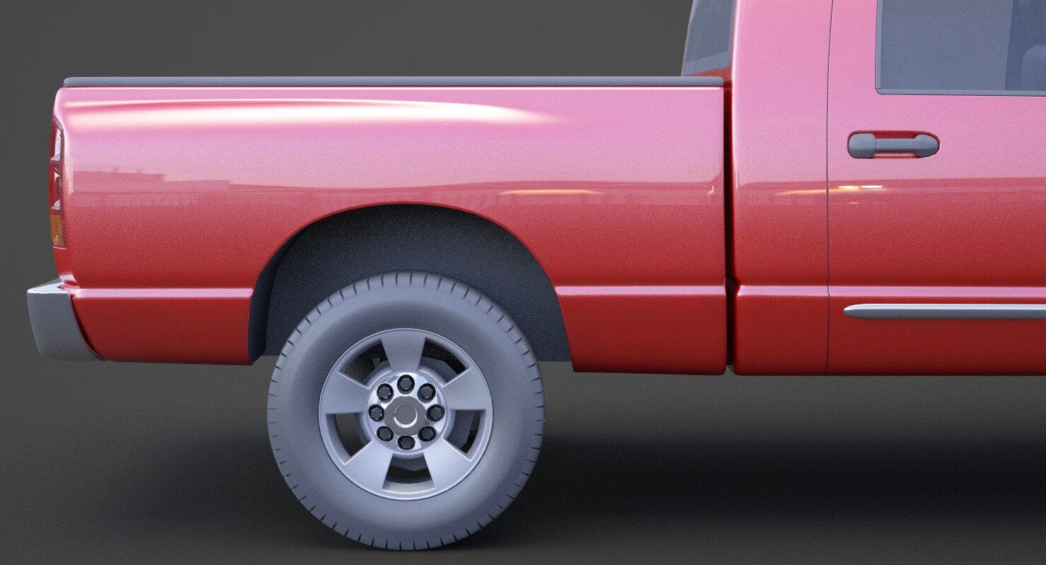 Ram 2500 Pickup Truck - 3D Model by sky3dstudios69