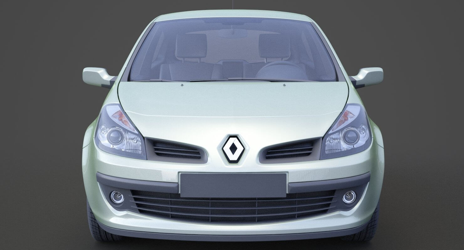 Renault Clio - 3D Model by sky3dstudios69