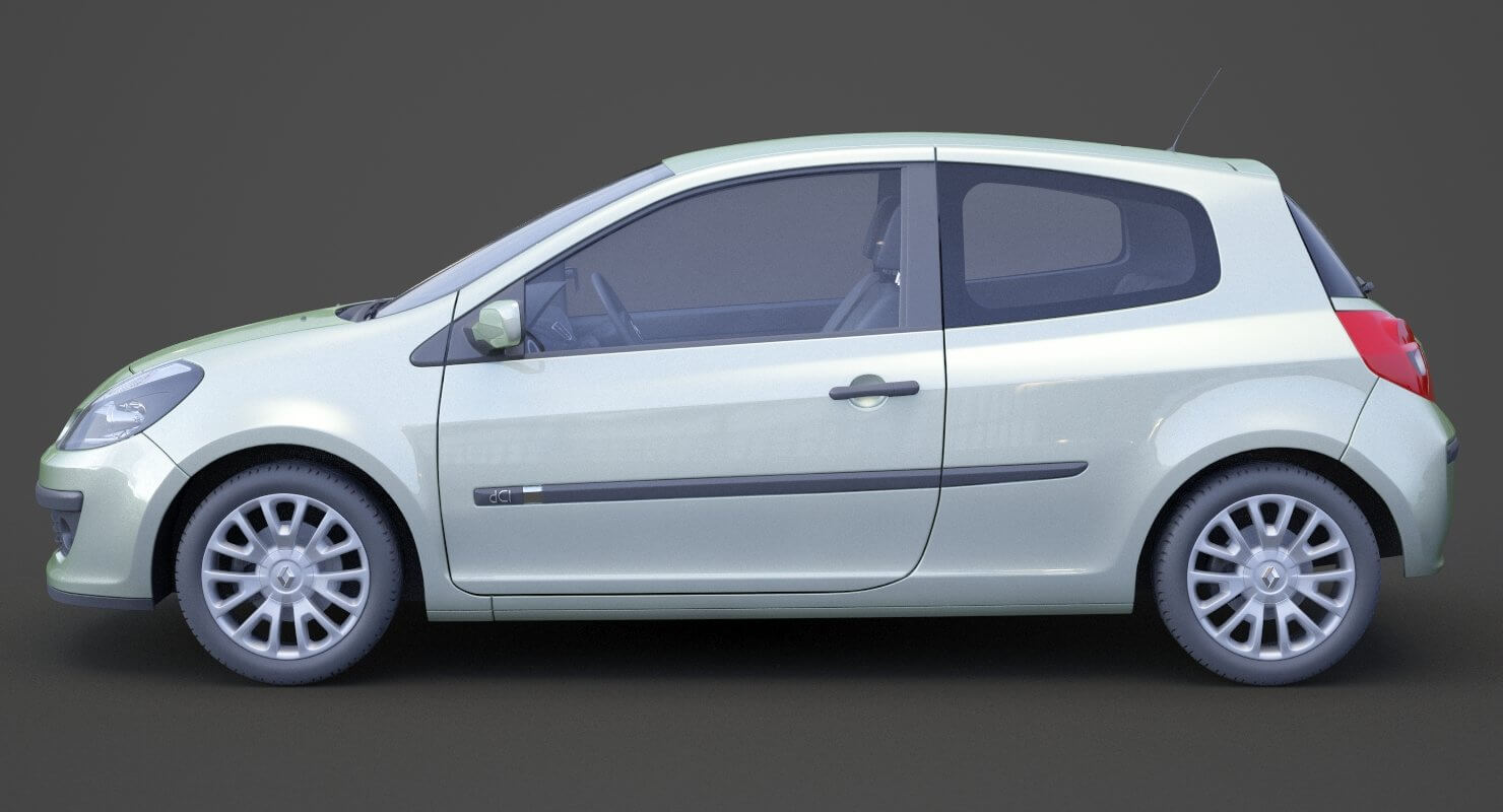 Renault Clio - 3D Model by sky3dstudios69