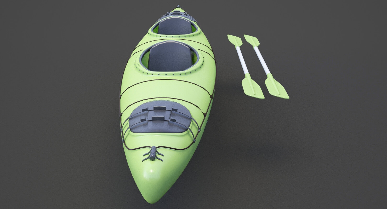 Rowing Boat 01 - 3D Model by sky3dstudios69