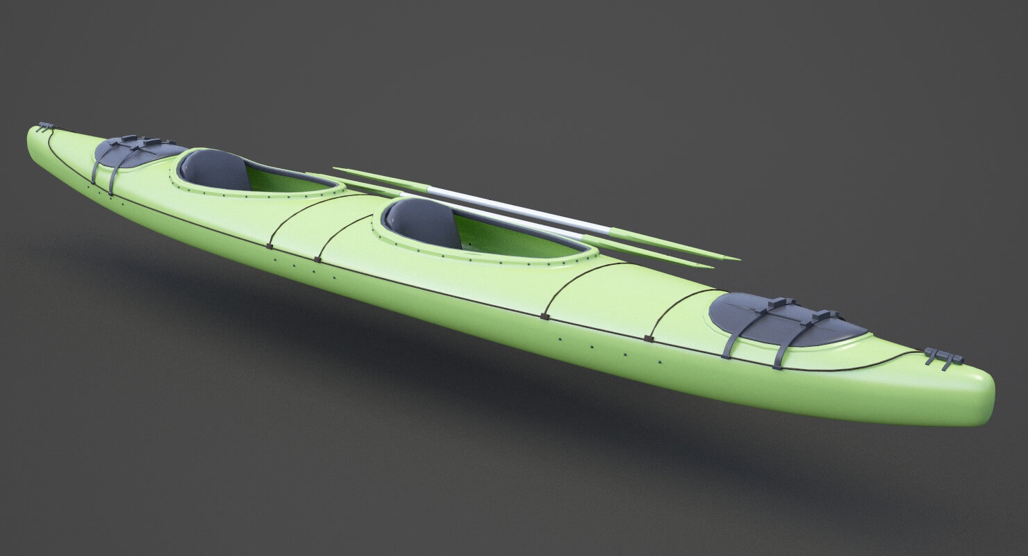 Rowing Boat 01 - 3D Model by sky3dstudios69