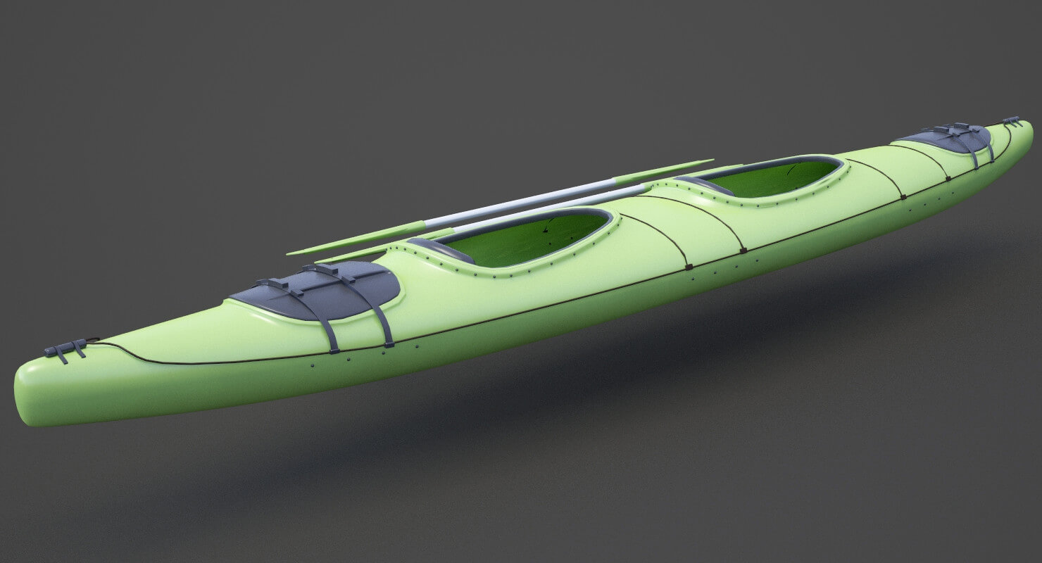 Rowing Boat 01 - 3D Model by sky3dstudios69