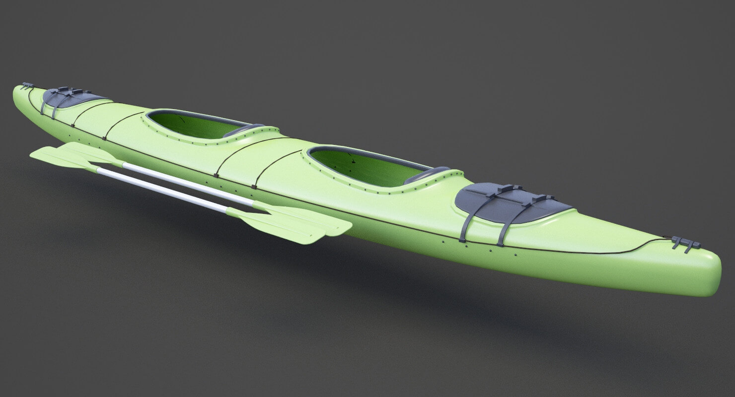 Rowing Boat 01 - 3D Model by sky3dstudios69