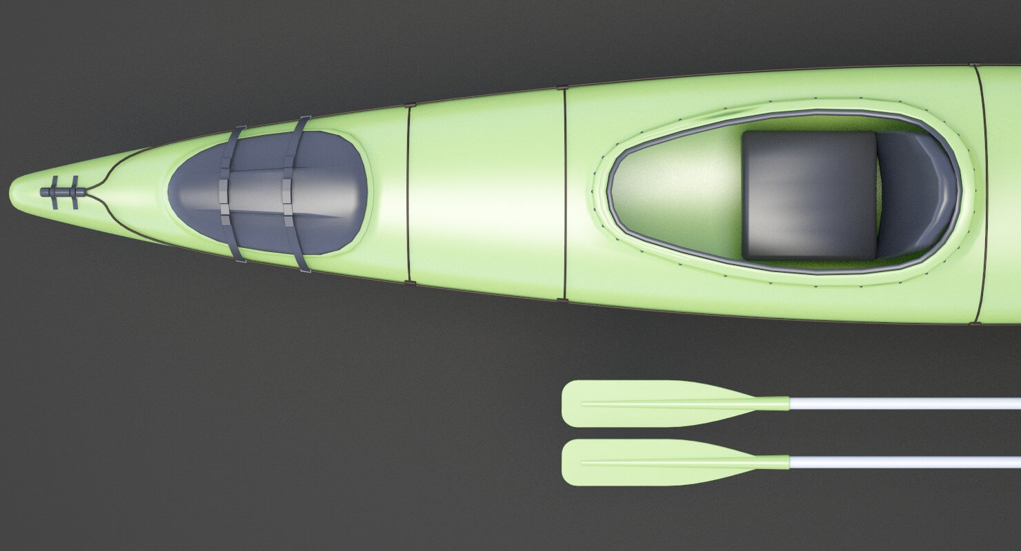 Rowing Boat 01 - 3D Model by sky3dstudios69