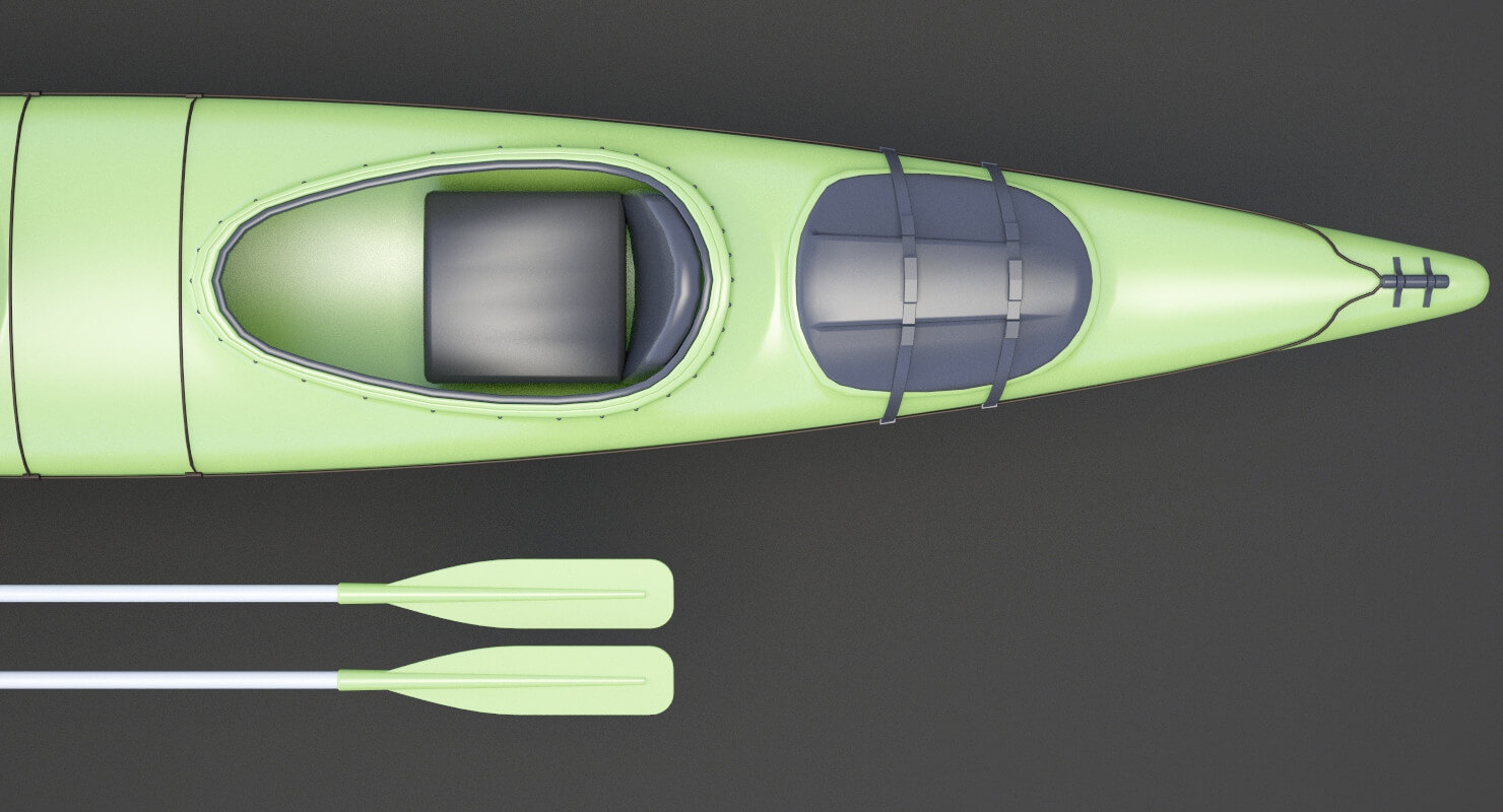 Rowing Boat 01 - 3D Model by sky3dstudios69