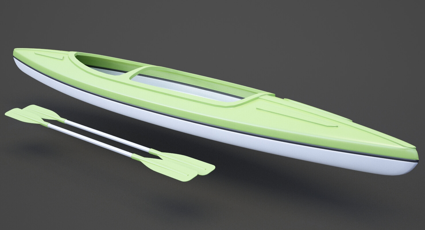 Rowing Boat 03 - 3D Model by sky3dstudios69