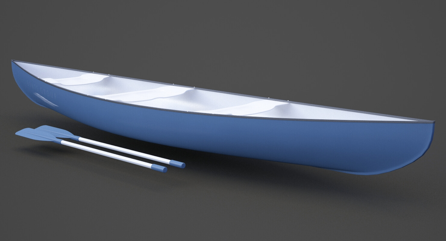 Rowing Boat 04 - 3D Model by sky3dstudios69