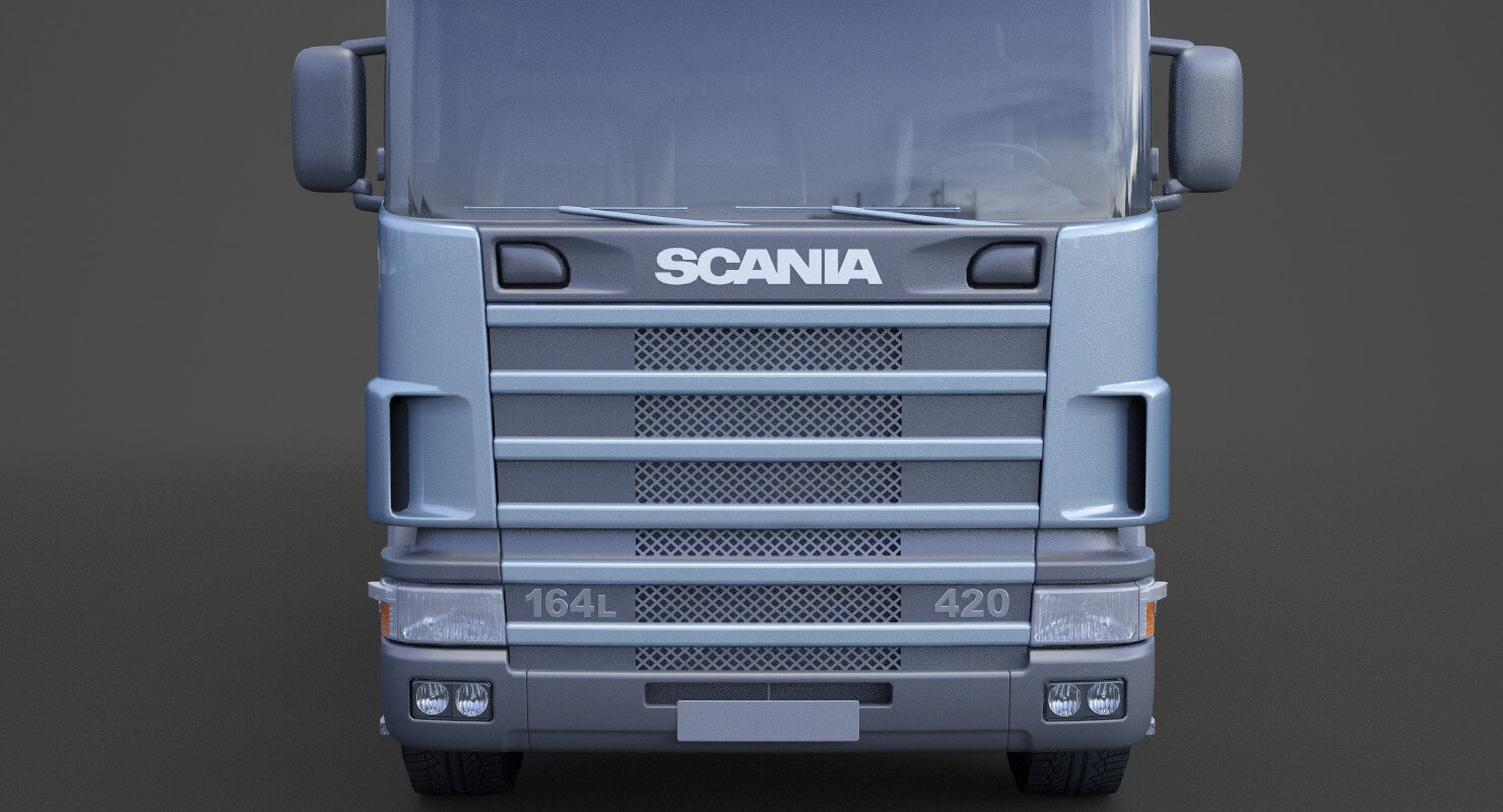 Scania Container Truck - 3D Model by sky3dstudios69