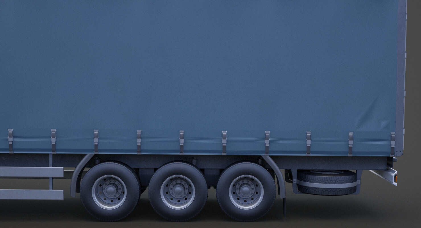 Scania Container Truck - 3D Model by sky3dstudios69