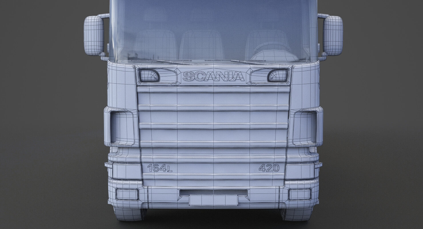 Scania Container Truck - 3D Model by sky3dstudios69