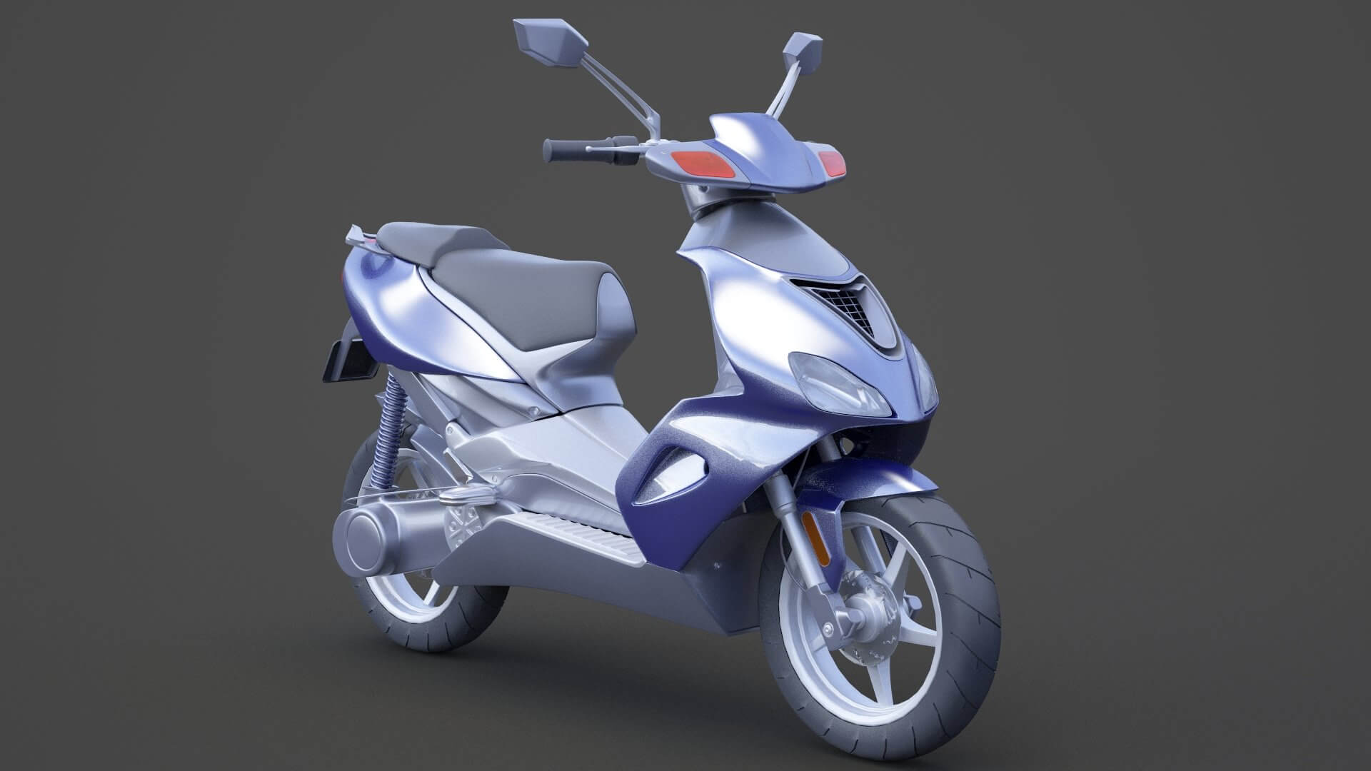 Scooter Bike 001 - 3D Model by sky3dstudios69