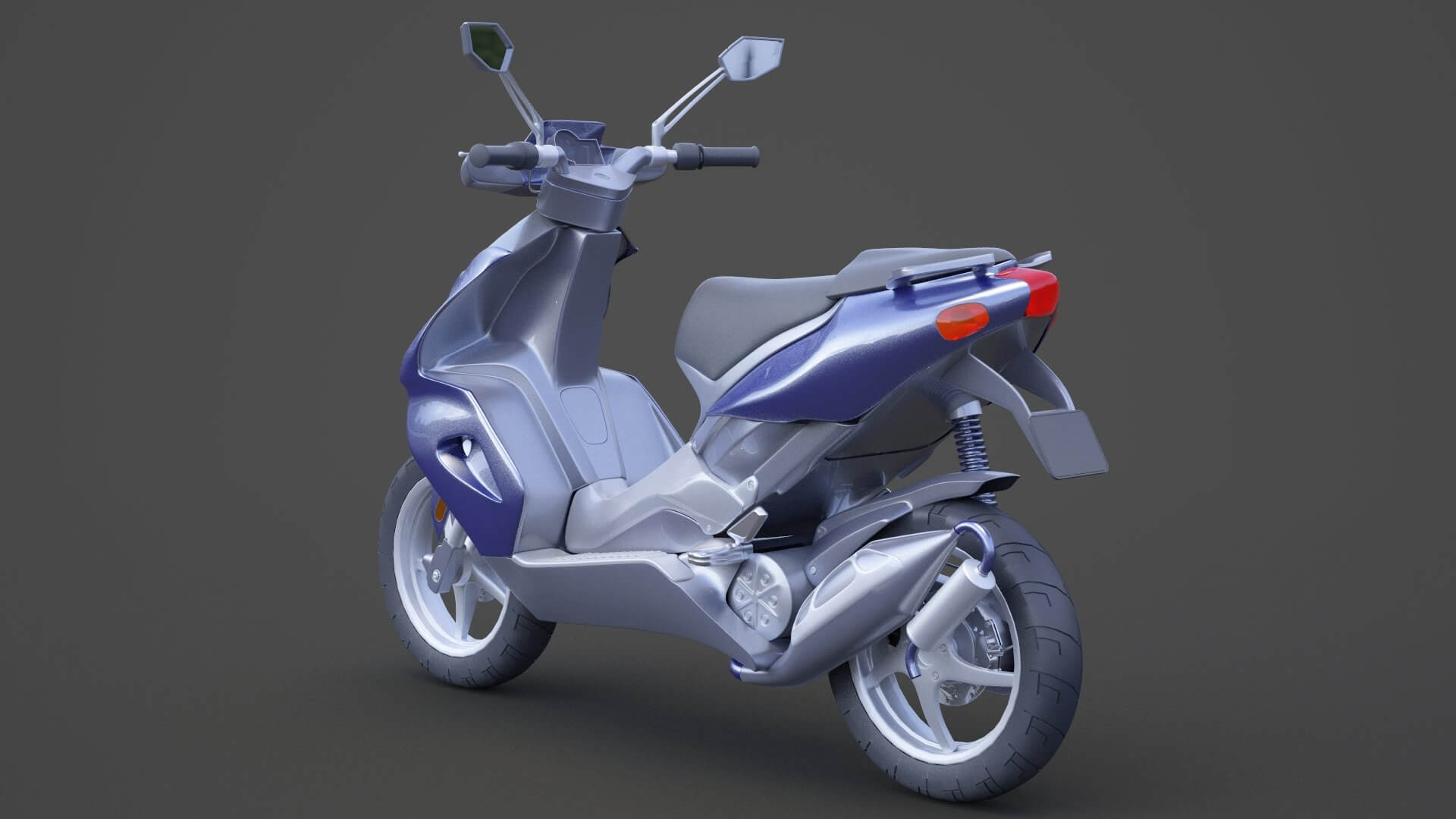 Scooter Bike 001 - 3D Model by sky3dstudios69