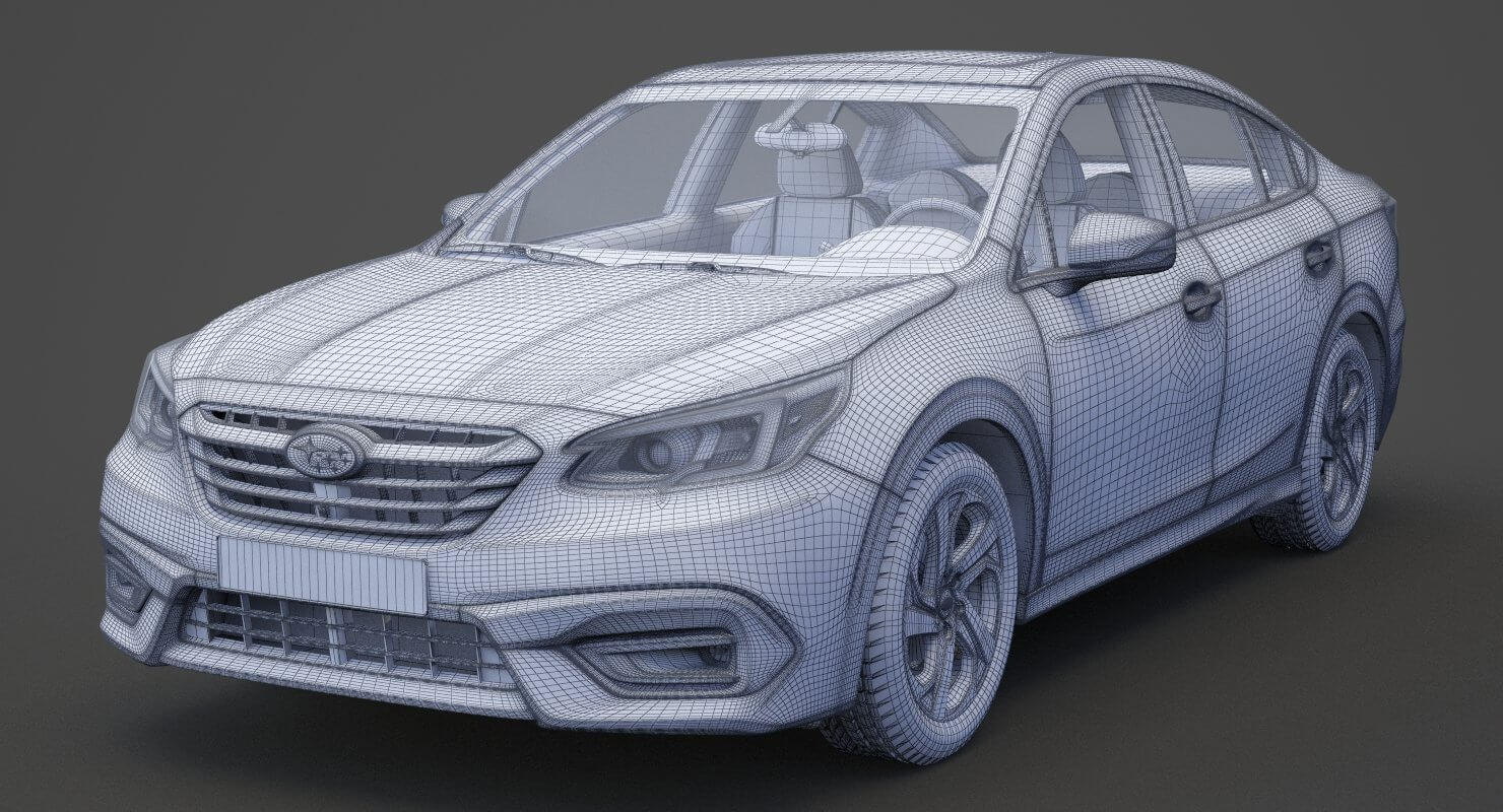 Subaru Legacy Touring 2020 - 3D Model by sky3dstudios69