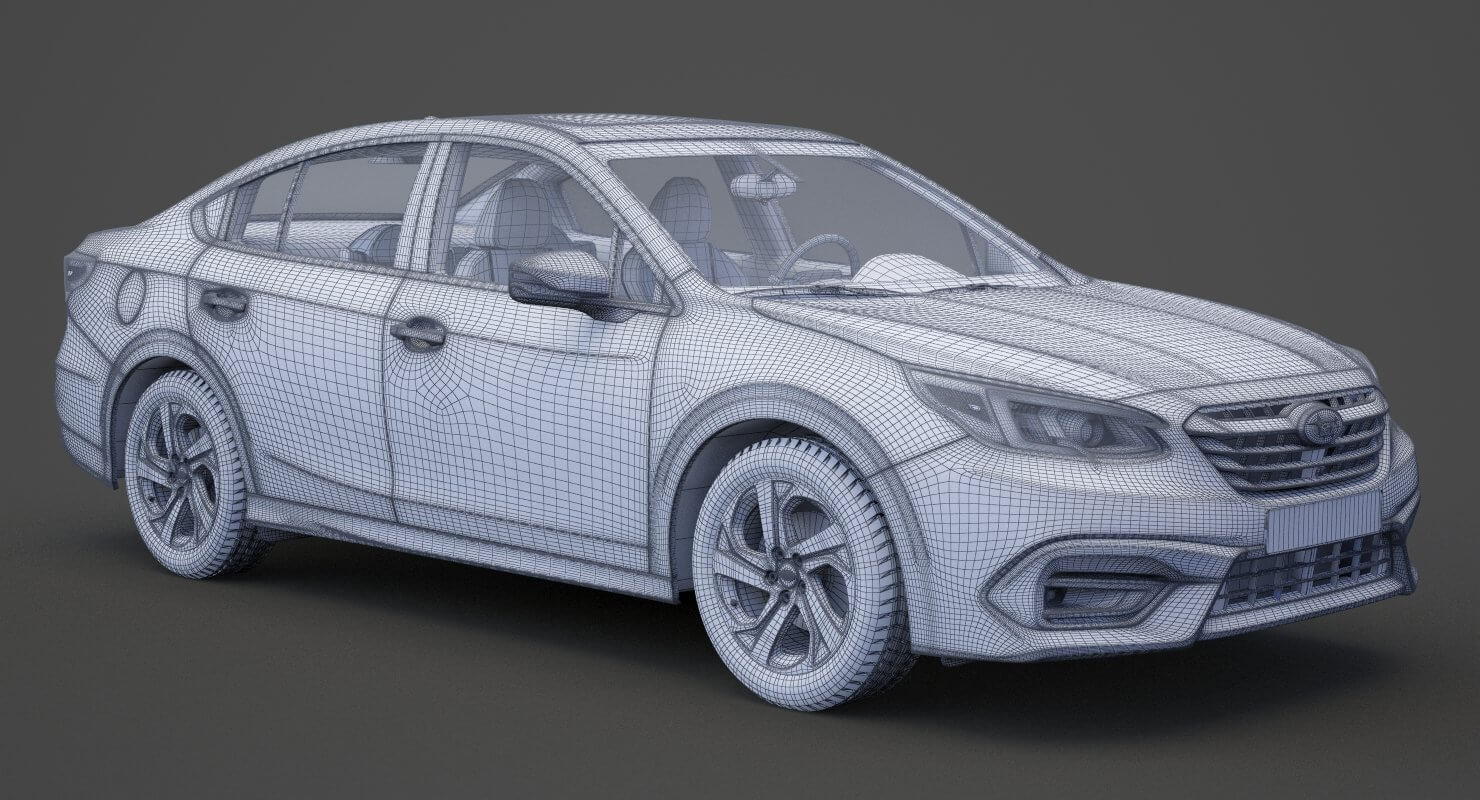 Subaru Legacy Touring 2020 - 3D Model by sky3dstudios69