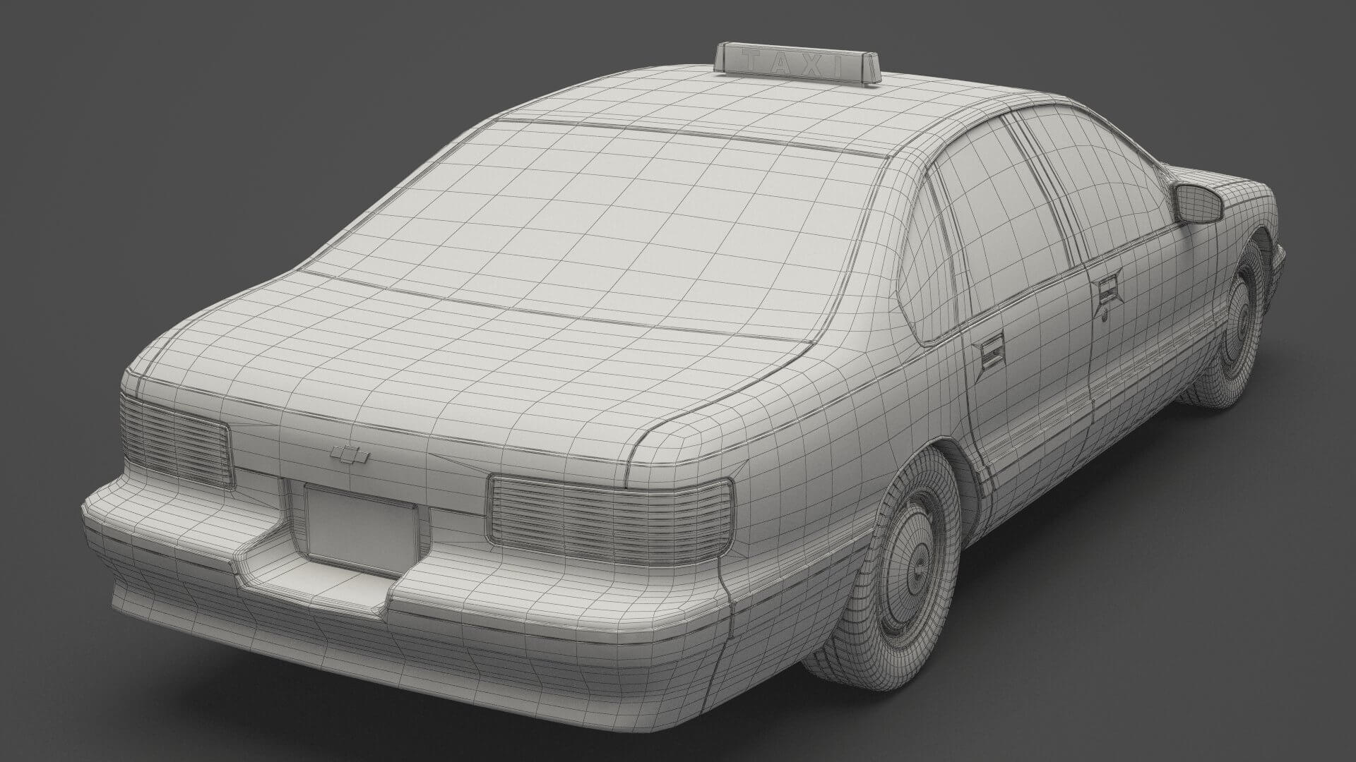 Taxi - 3D Model by sky3dstudios69
