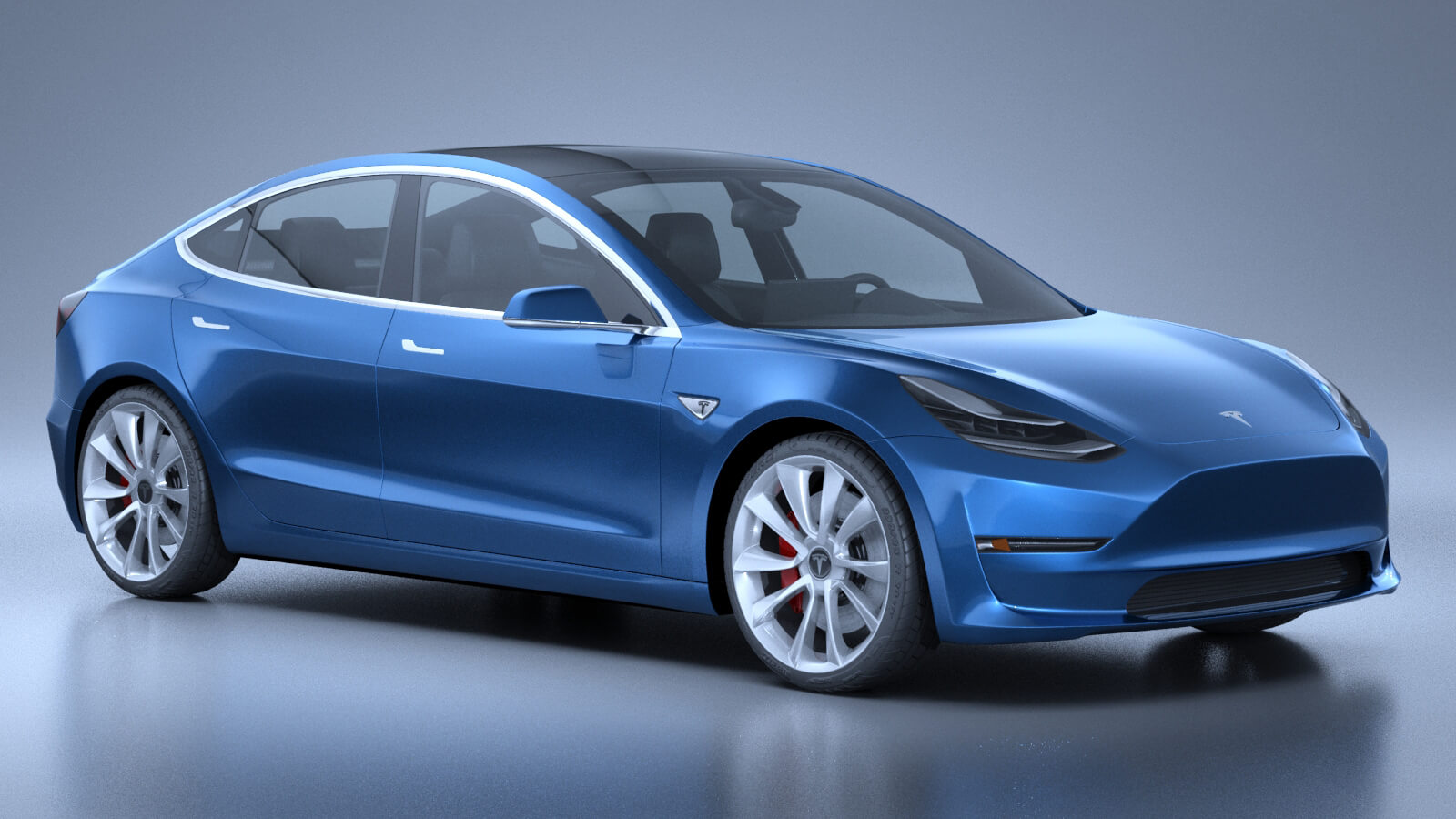 Tesla Model 3 2018 by sky3dstudios69