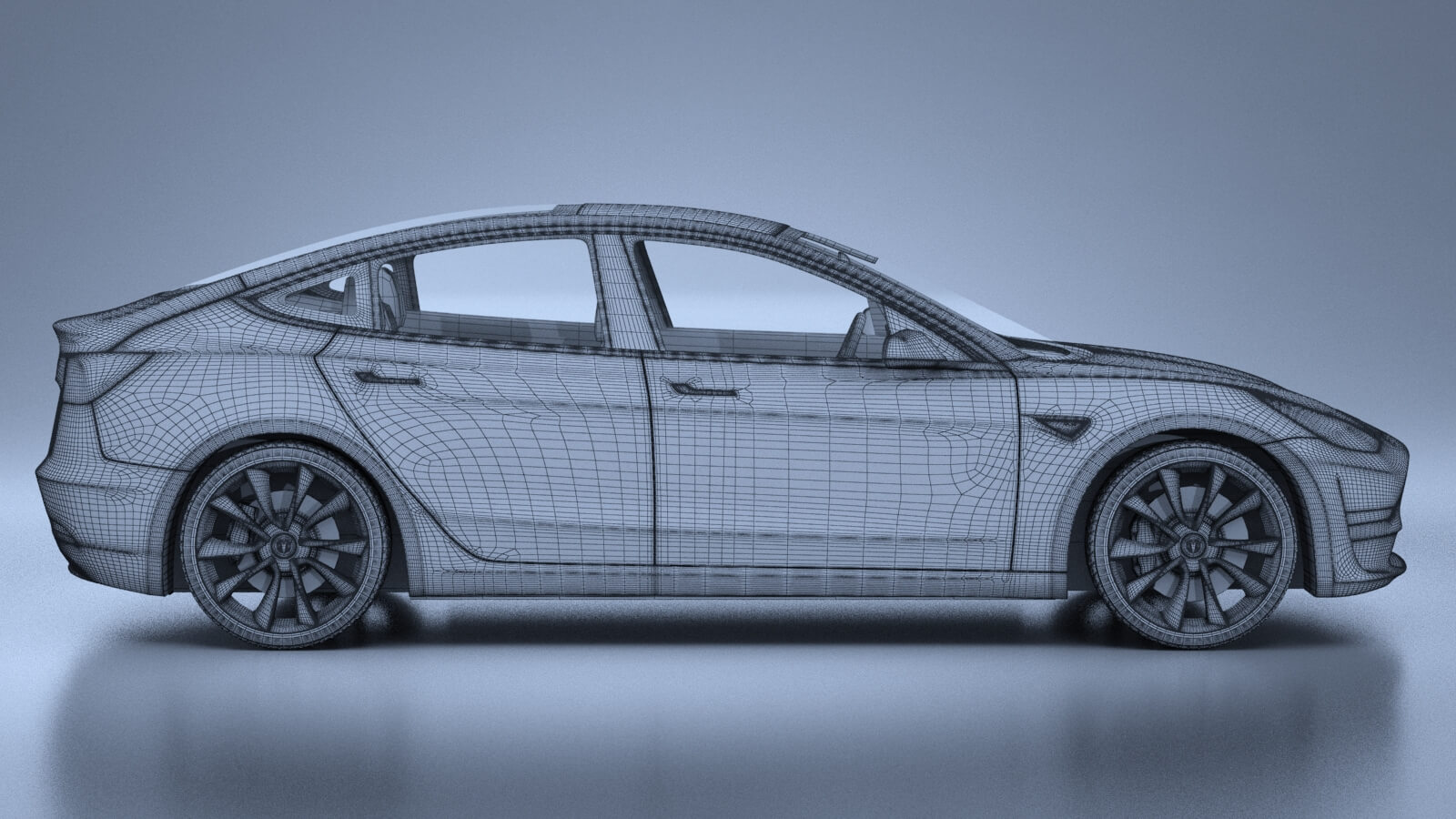 Tesla Model 3 2018 by sky3dstudios69