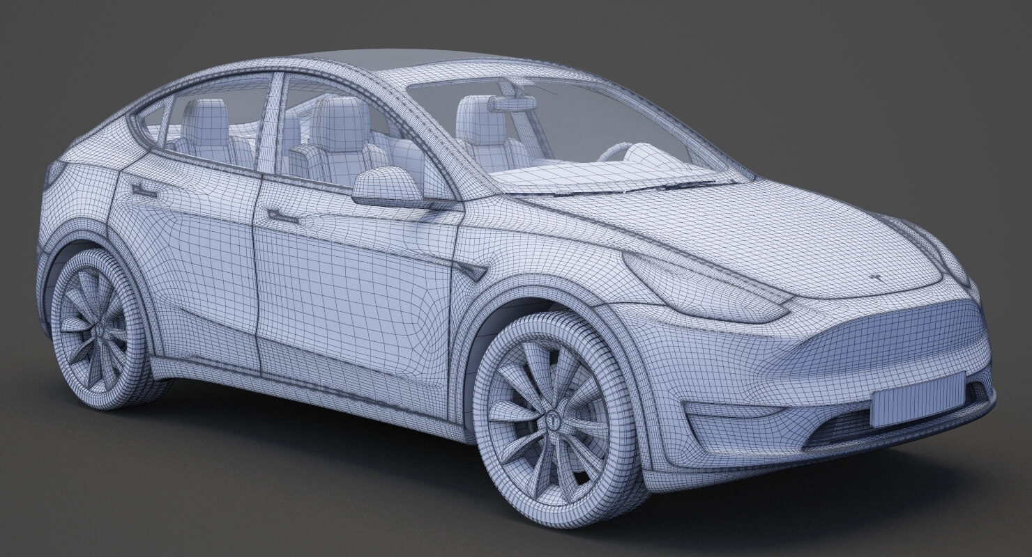 Tesla Model Y 2021 by sky3dstudios69