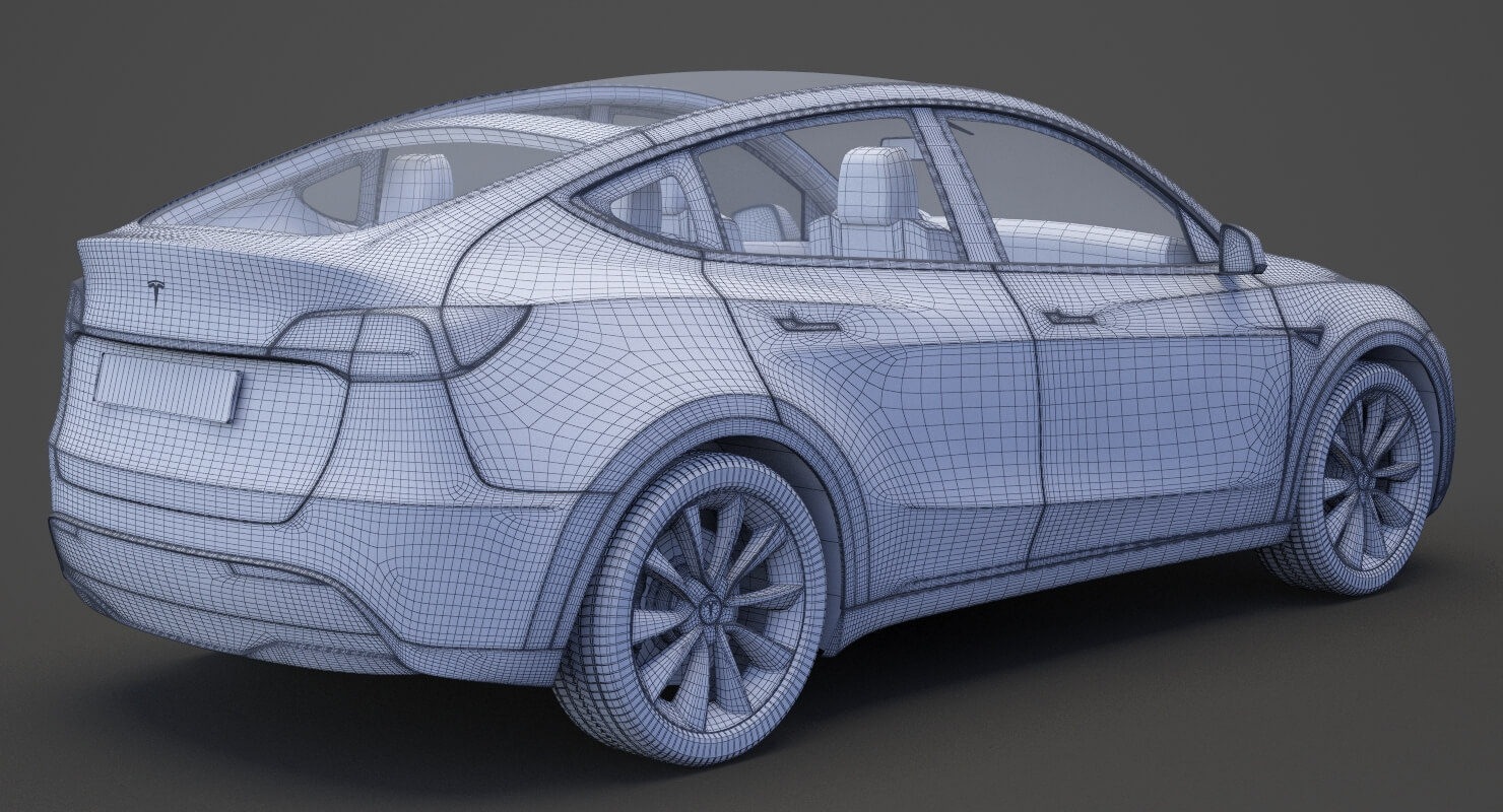 Tesla Model Y 2021 by sky3dstudios69