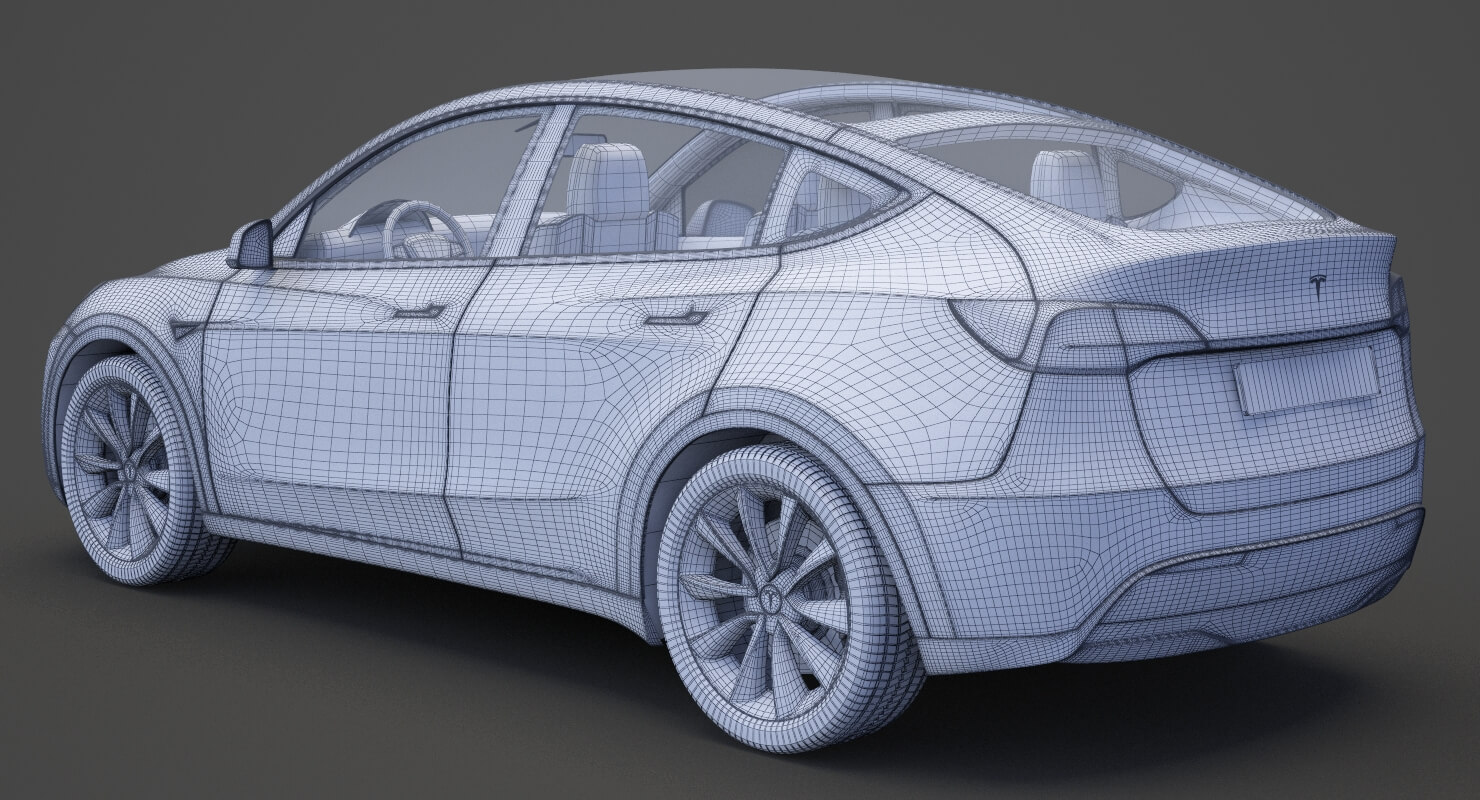 Tesla Model Y 2021 by sky3dstudios69