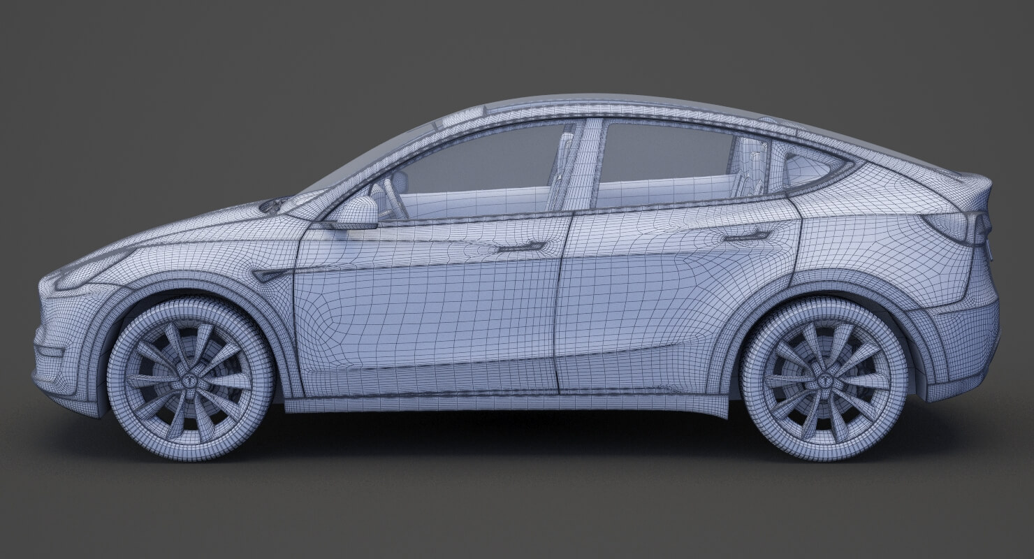 Tesla Model Y 2021 by sky3dstudios69