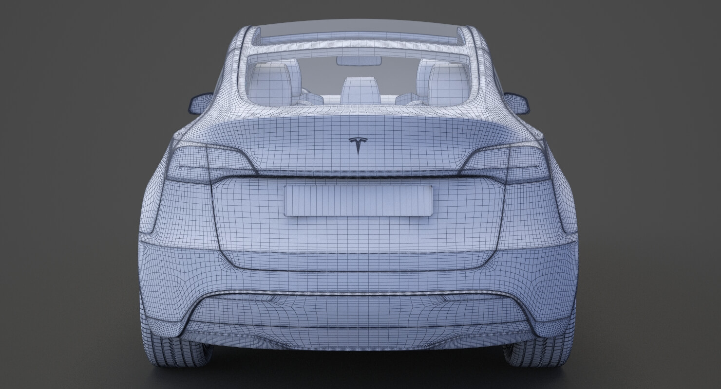 Tesla Model Y 2021 by sky3dstudios69
