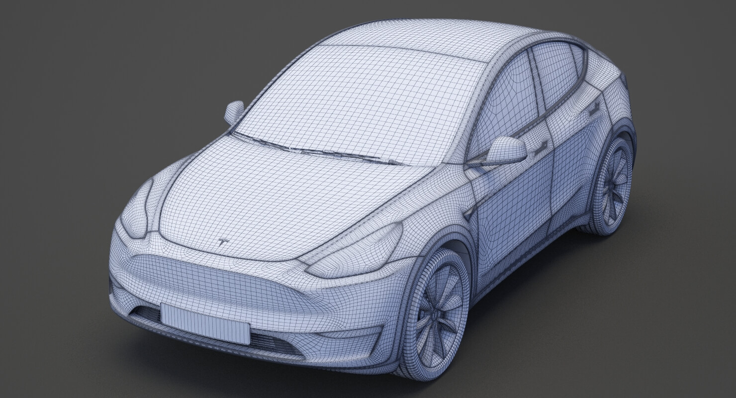 Tesla Model Y 2021 by sky3dstudios69