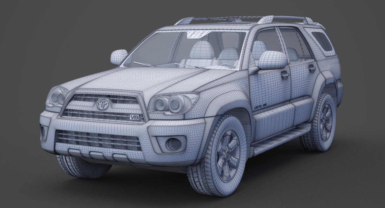 Toyota 4Runner 2009 - 3D Model by sky3dstudios69