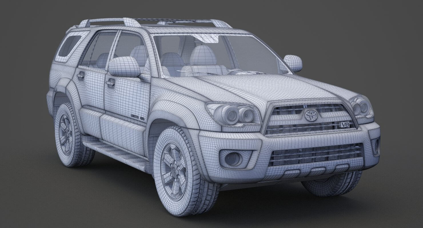 Toyota 4Runner 2009 - 3D Model by sky3dstudios69