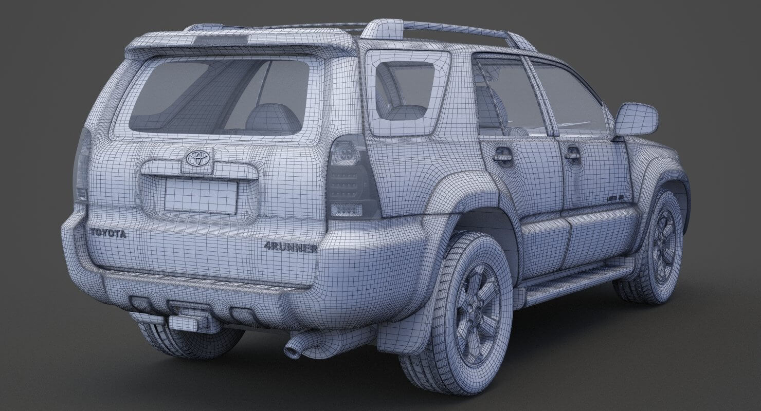 Toyota 4Runner 2009 - 3D Model by sky3dstudios69