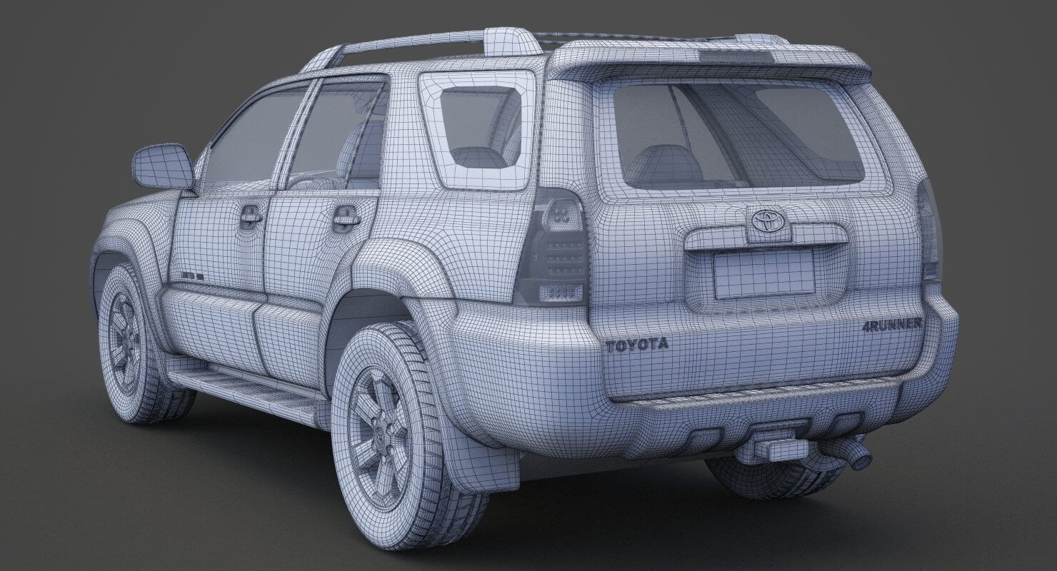 Toyota 4Runner 2009 - 3D Model by sky3dstudios69