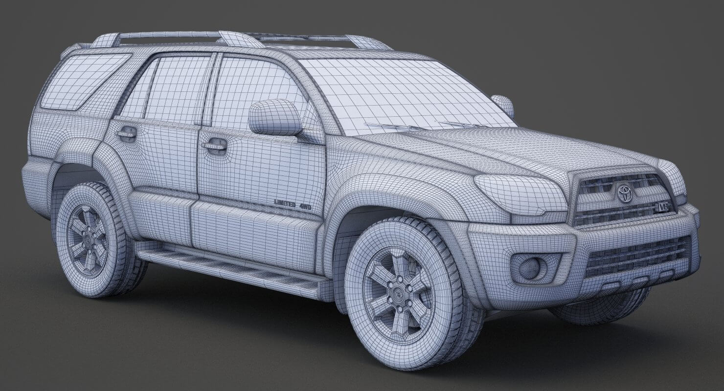 Toyota 4Runner 2009 - 3D Model by sky3dstudios69