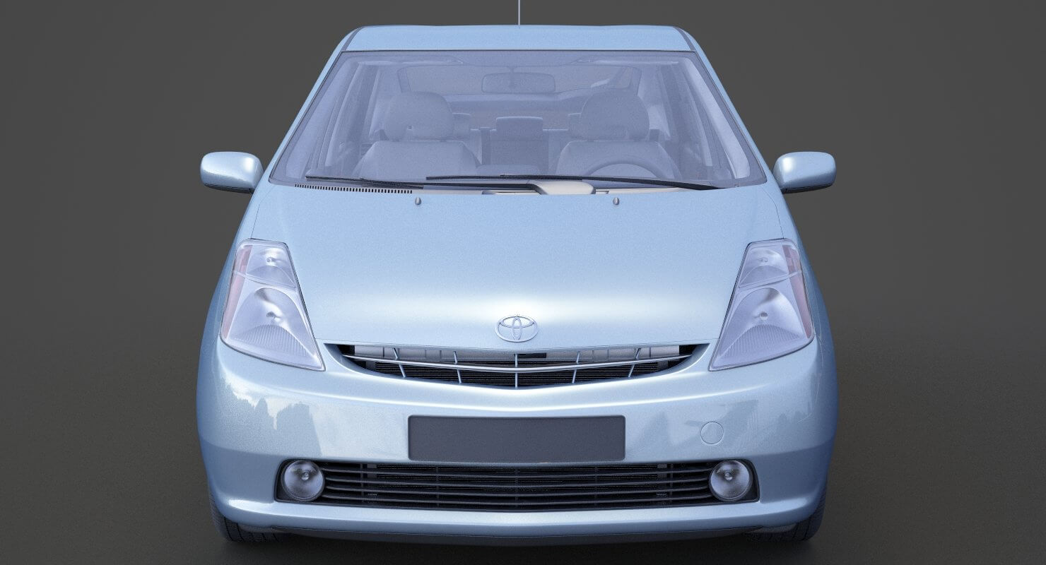 Toyota Prius 2003 HQ Interior - 3D Model by sky3dstudios69