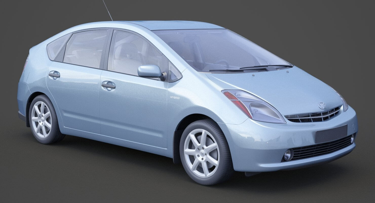 Toyota Prius 2003 HQ Interior - 3D Model by sky3dstudios69