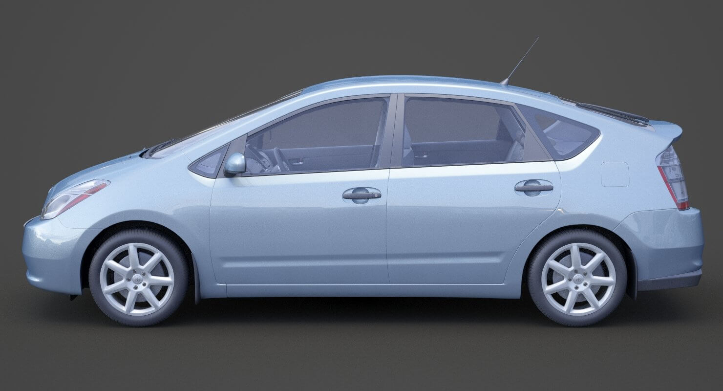 Toyota Prius 2003 HQ Interior - 3D Model by sky3dstudios69