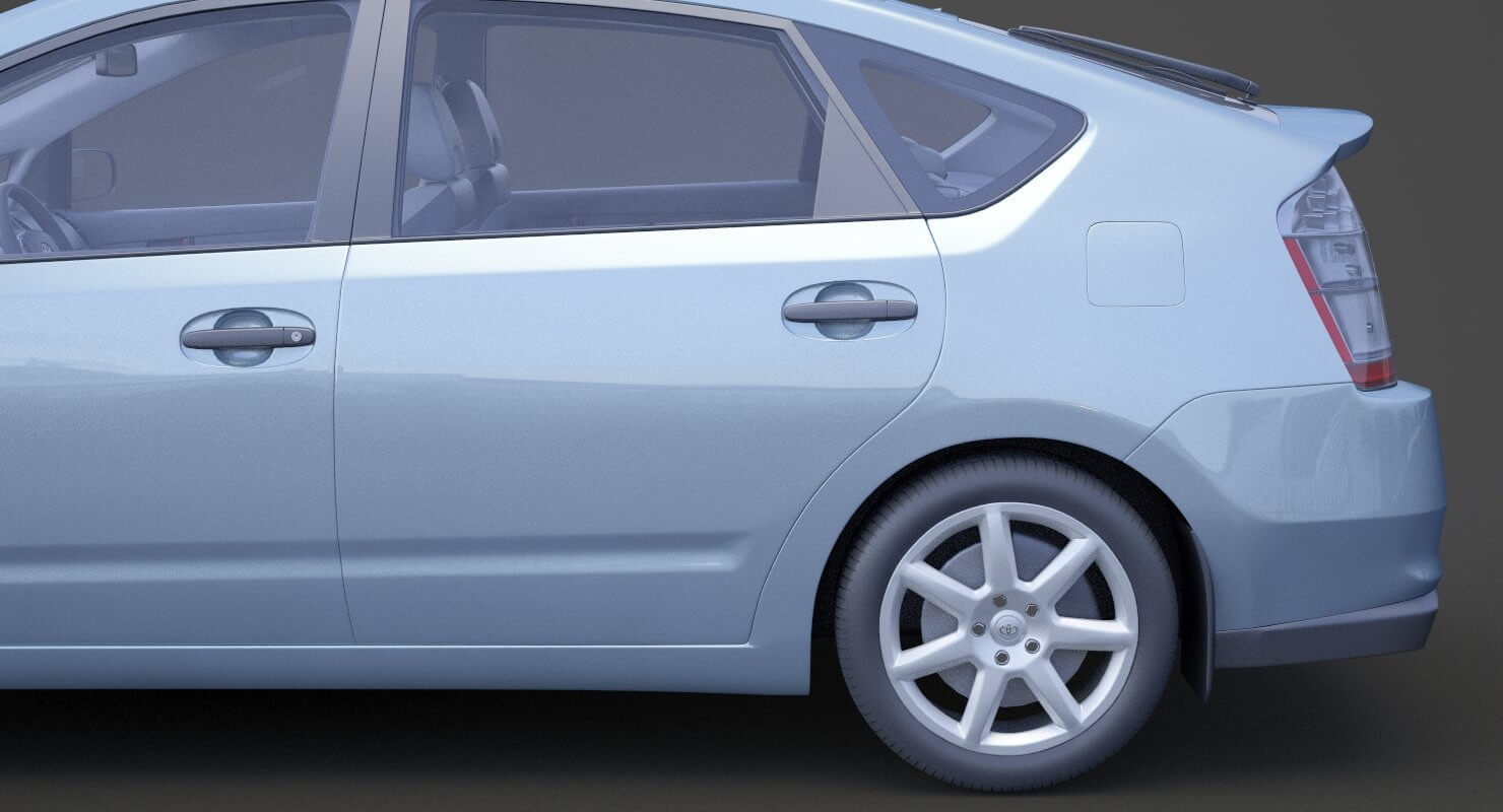 Toyota Prius 2003 HQ Interior - 3D Model by sky3dstudios69
