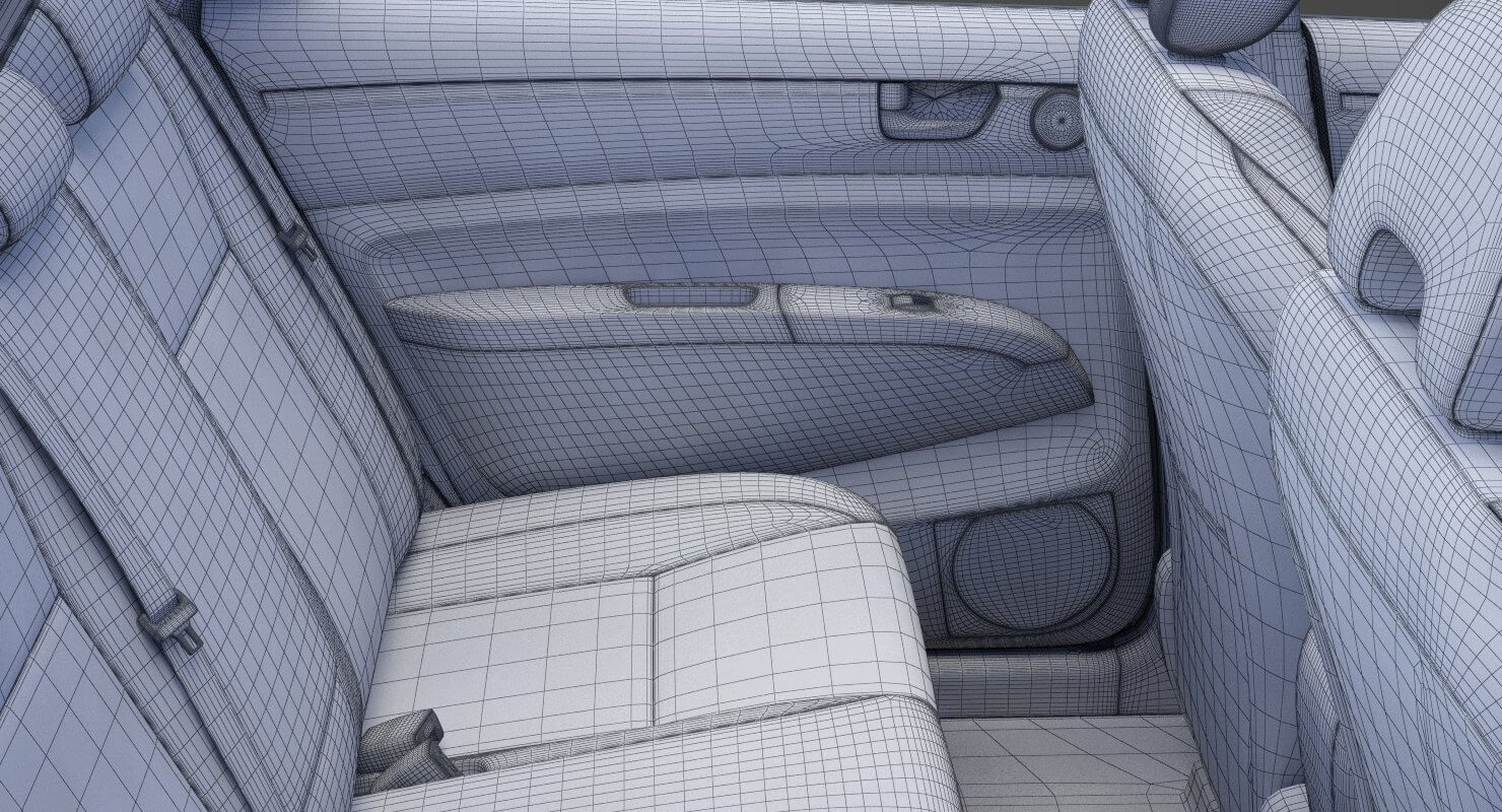 Toyota Prius 2003 HQ Interior - 3D Model by sky3dstudios69
